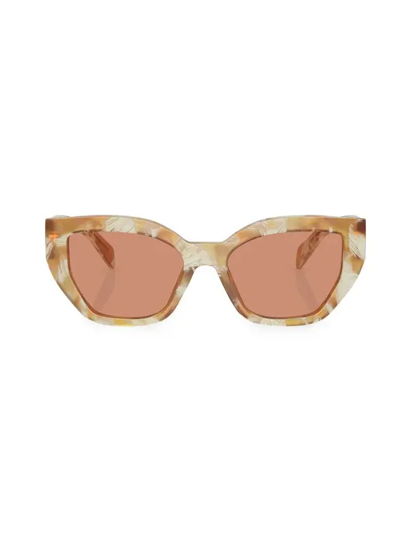Prada 53mm Cat-eye Sunglasses - Brown