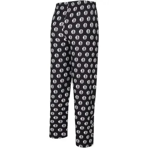 CONCEPTS SPORT Brooklyn Nets Allover Logo Print Gauge Sleep Pants