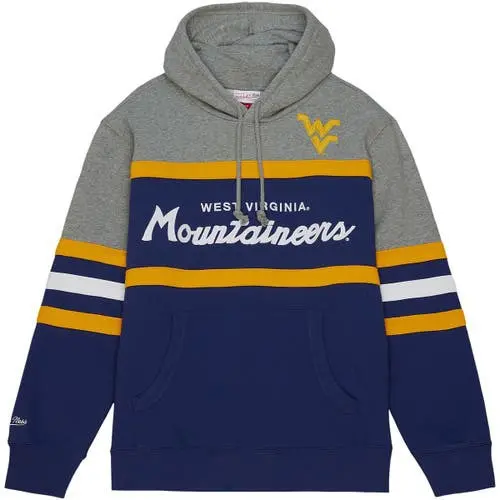 Mitchell & Ness West Virginia Mountaineers Head Coach Pullover Hoodie