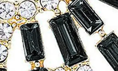 Ettika Crystal Stardust Earrings - Black