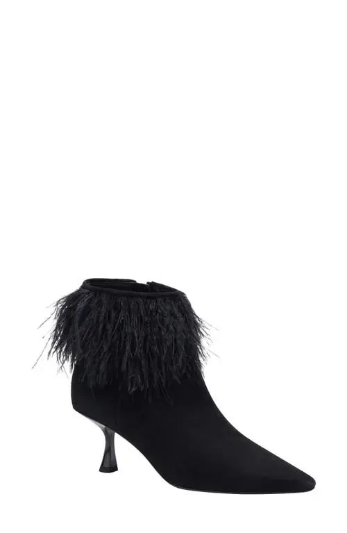 Kate Spade New York Marabou Pointed Toe Bootie
