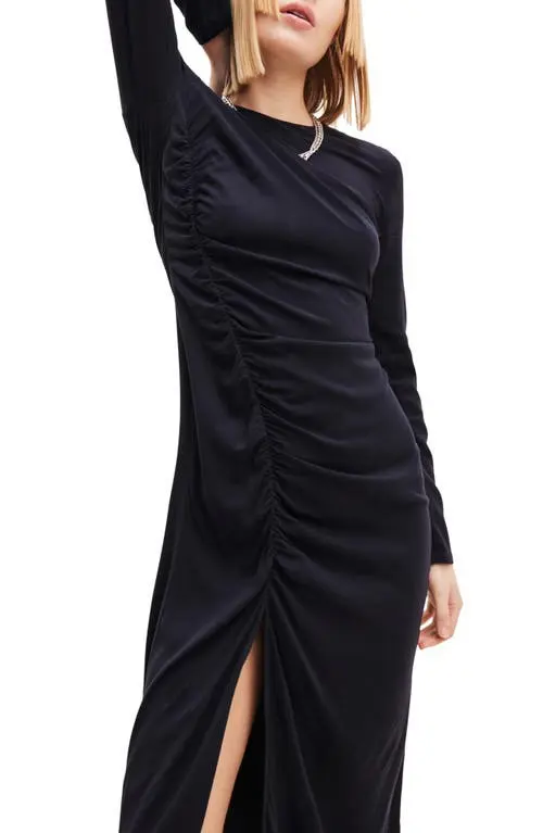 Desigual Samantha Long Sleeve Ruched Dress