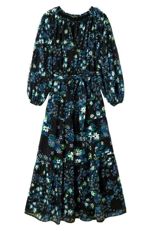 Desigual Rhode Island Floral Print Maxi Dress