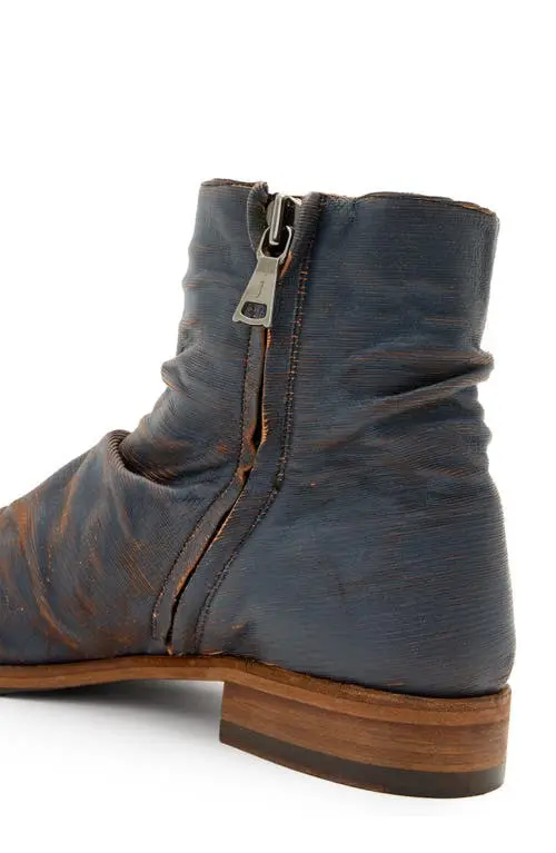 John Varvatos Morrison Sharpei Boots - Walnut/ Blue
