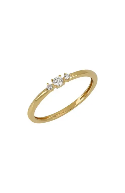 Bony Levy 18k Gold Diamond Stackable Ring - 18k Yellow Gold