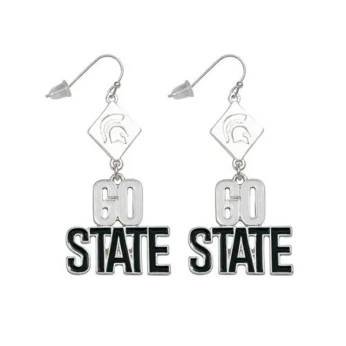 EMERSON STREET Michigan State Spartans Della Earrings