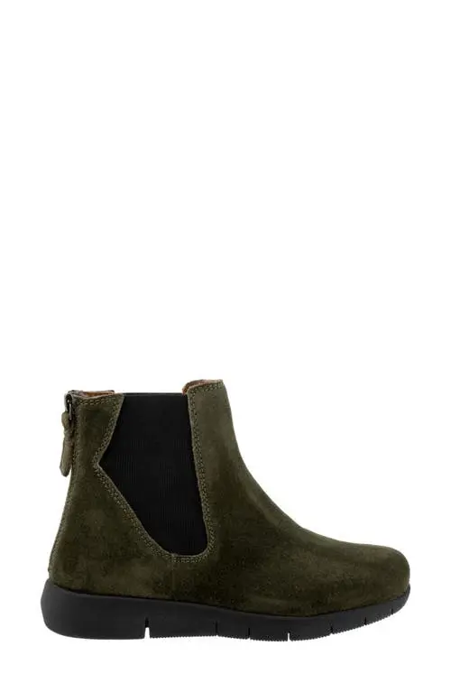 Softwalk Albany Chelsea Boot - Dark Green