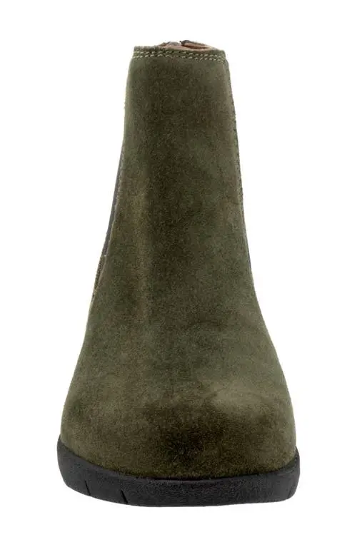 Softwalk Albany Chelsea Boot - Dark Green