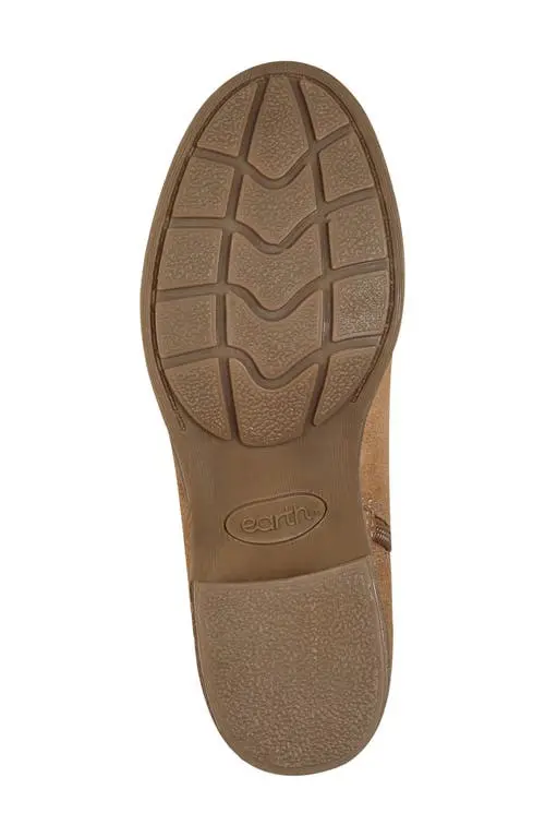 Earth Irene Block Heel Booties - Tan