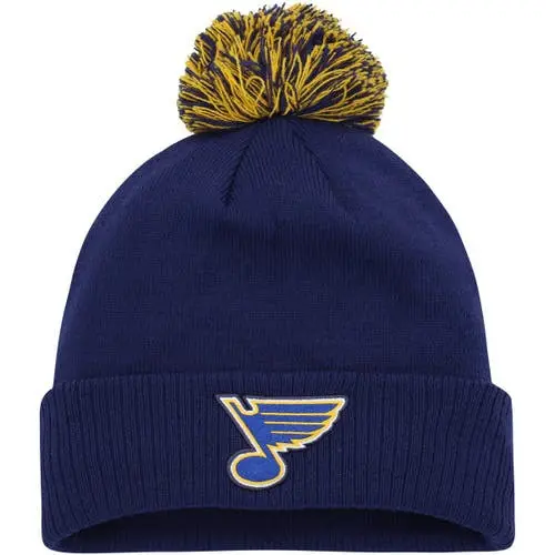 Adidas St. Louis S Cold.rdy Cuffed Knit Hat With Pom