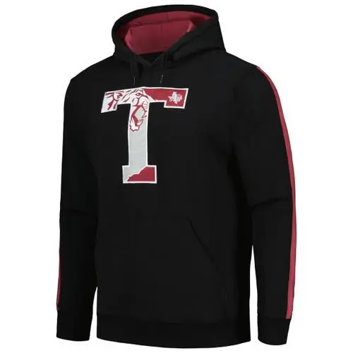 FISLL Texas Southern Tigers Oversized Stripes Pullover Hoodie