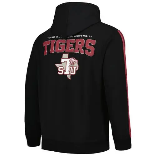 FISLL Texas Southern Tigers Oversized Stripes Pullover Hoodie