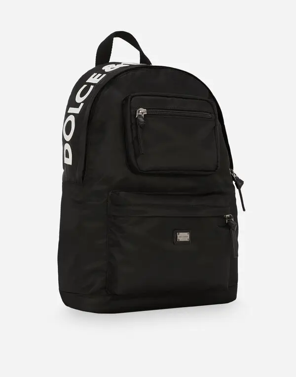 Dolce & Gabbana Nylon Backpack With Logo