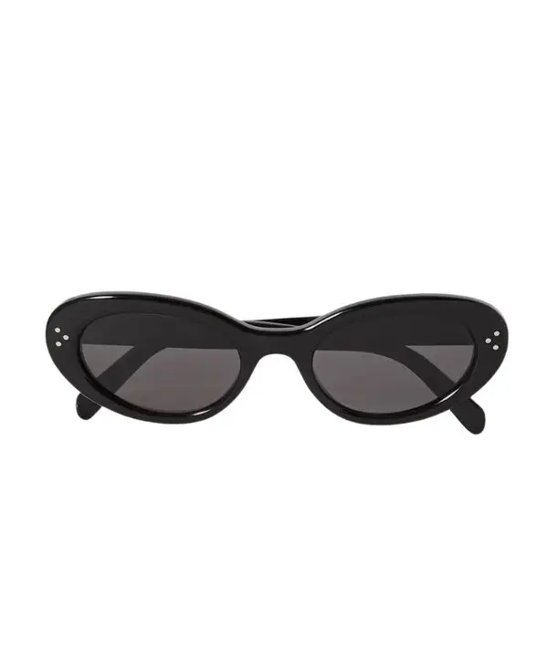 Celine Oval-frame Sunglasses - Black