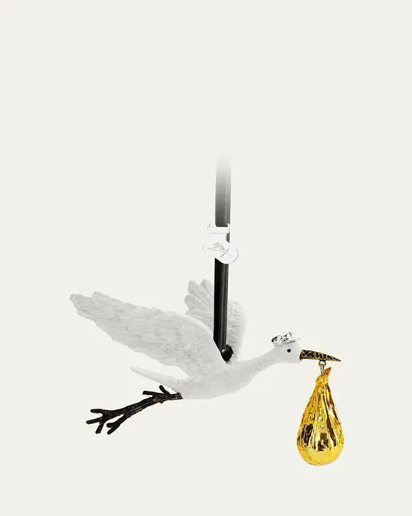 Michael Aram Silver And Gold Stork Ornat