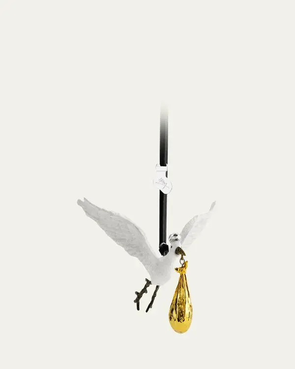 Michael Aram Silver And Gold Stork Ornat