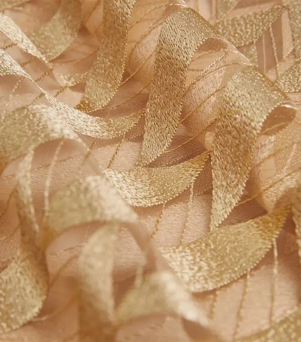 Marina Rinaldi Metallic Zigzag Midi Dress
