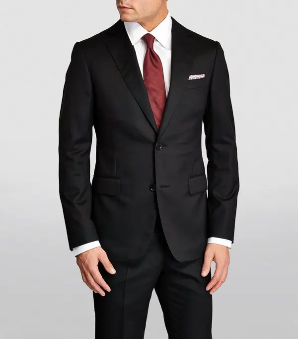 Pal Zileri Wool 2-piece Suit - Black