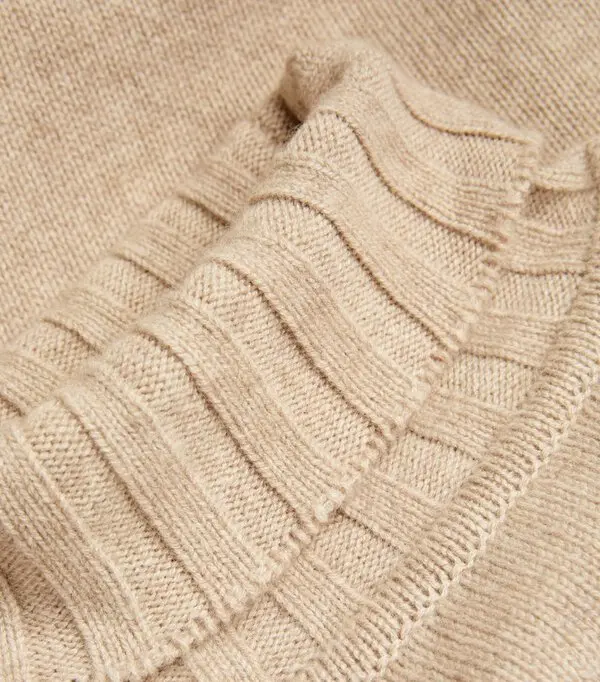 Harrods Cashmere Rollneck Sweater - Ivory