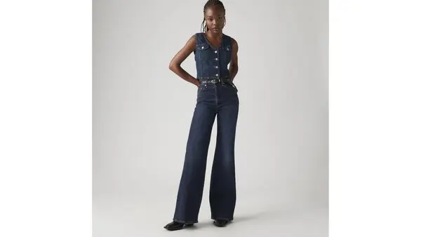 LEVI'S Ribcage Bell Jeans - Sonoma Train