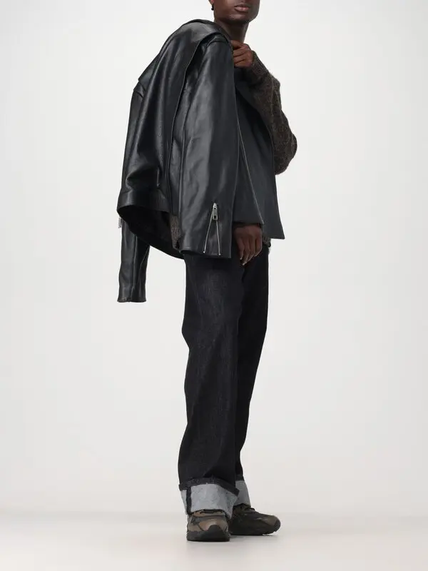 A.P.C. X Jw Anderson Leather Jacket In Black - 42% Off | Editorialist