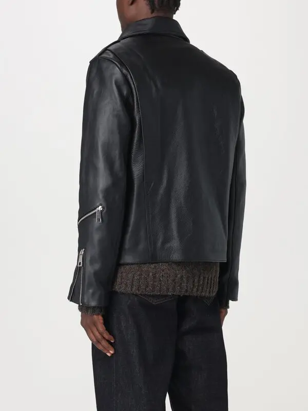A.P.C. X Jw Anderson Leather Jacket In Black - 42% Off | Editorialist