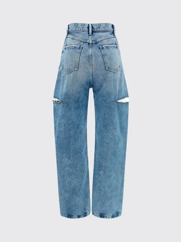 MAISON MARGIELA Distressed Wide-leg Jeans - Denim