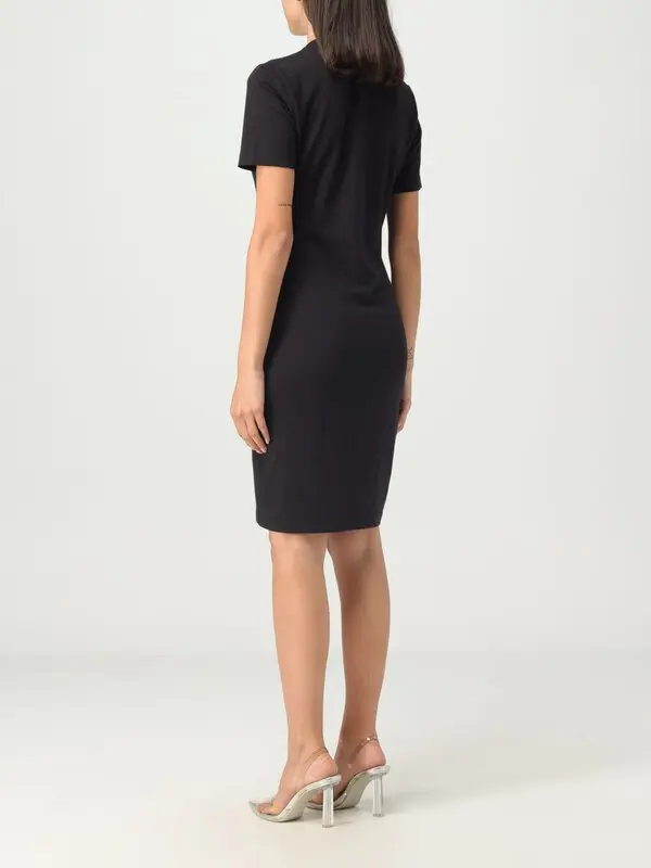 Versace Logo Dress - Black