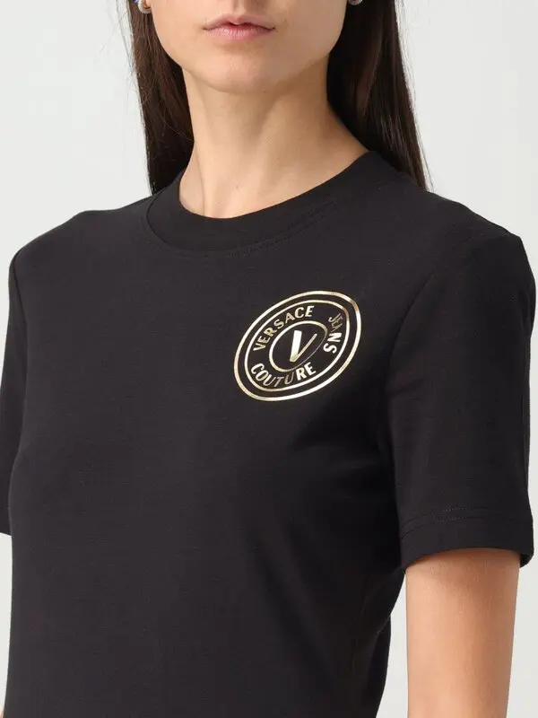 Versace Logo Dress - Black