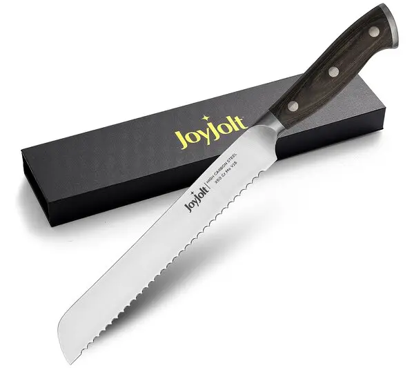 JOYJOLT High Carbon Steel 8' Bread Knife - One-color