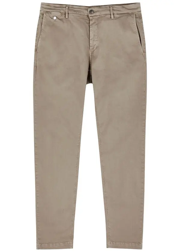 REPLAY Benni Hyperflex X,lite Cotton-blend Chinos - Beige