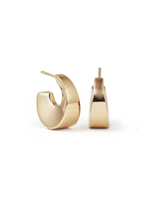 OTIUMBERG Arc Chunky 14kt Vermeil Hoop Earrings - Gold