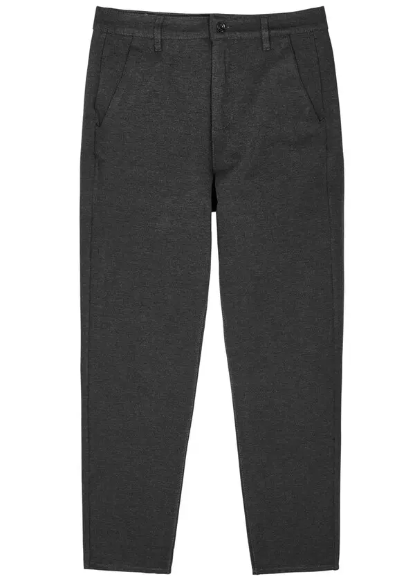 7 For All Mankind Stretch-jersey Trousers - Grey
