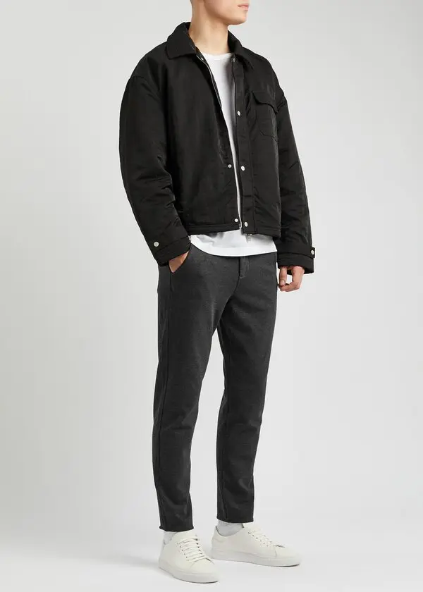 7 For All Mankind Stretch-jersey Trousers - Grey