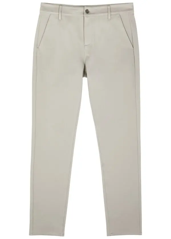 Paige Stafford Slim-leg Trousers - Beige