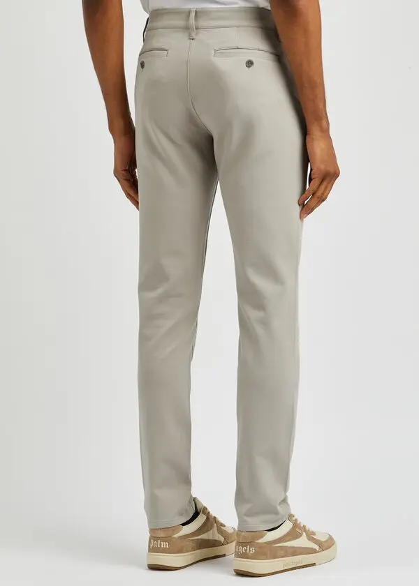 Paige Stafford Slim-leg Trousers - Beige