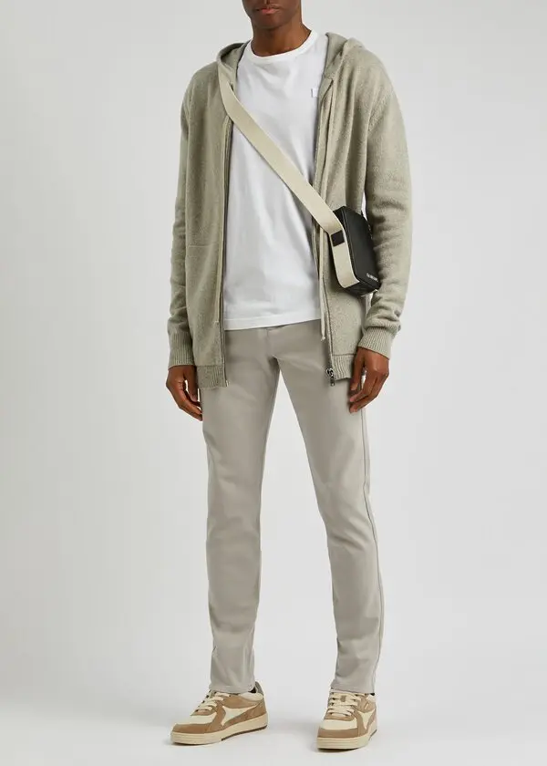 Paige Stafford Slim-leg Trousers - Beige