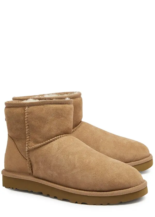 UGG Classic Mini Ii Suede Boots - Tan