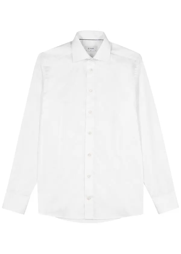 Eton Cotton-twill Shirt - White
