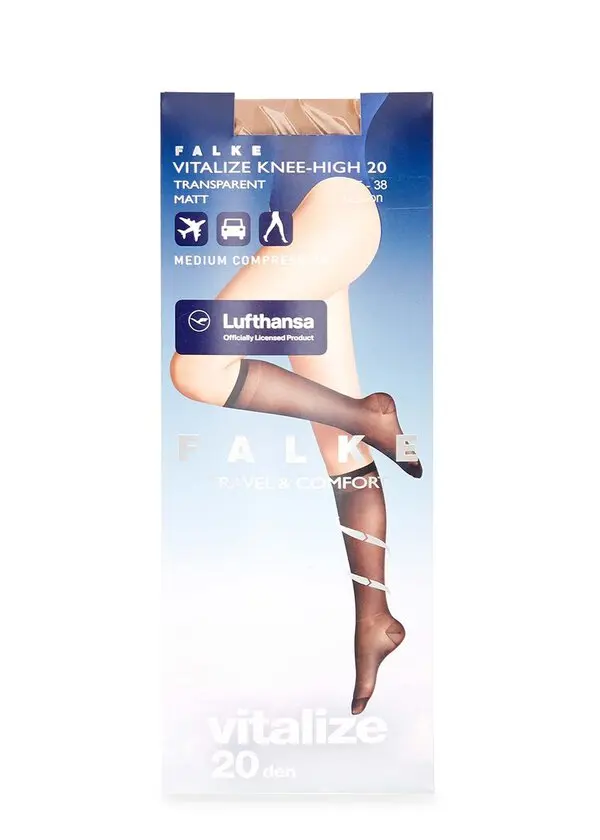 Falke Vitalize 20 Denier Knee-high Socks - Nude