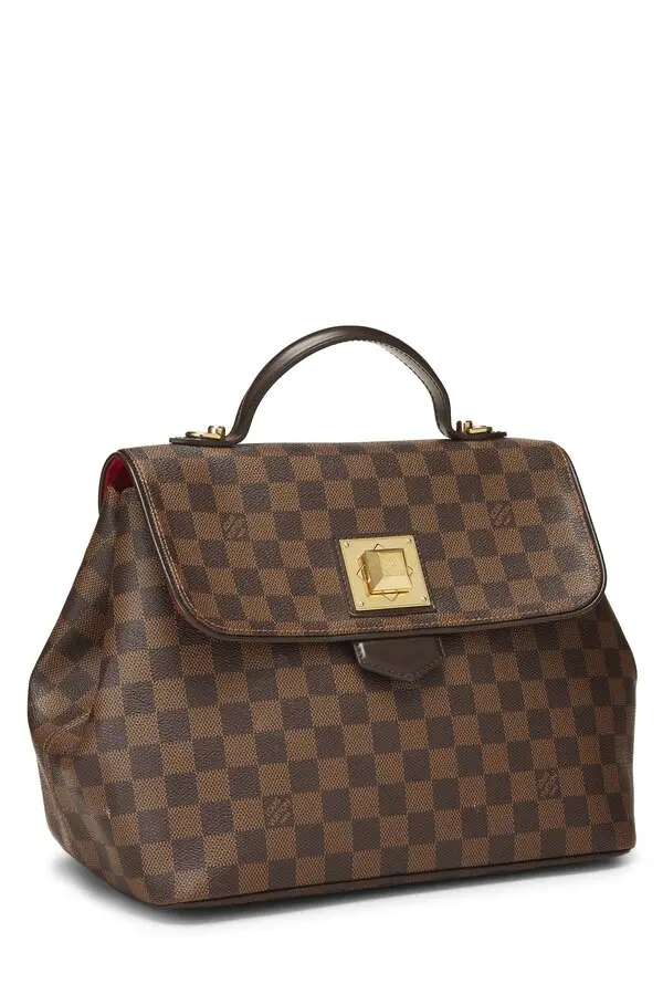 LOUIS VUITTON Damier Ebene Bergamo Bag - Brown