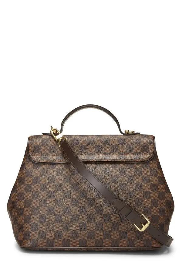 LOUIS VUITTON Damier Ebene Bergamo Bag - Brown