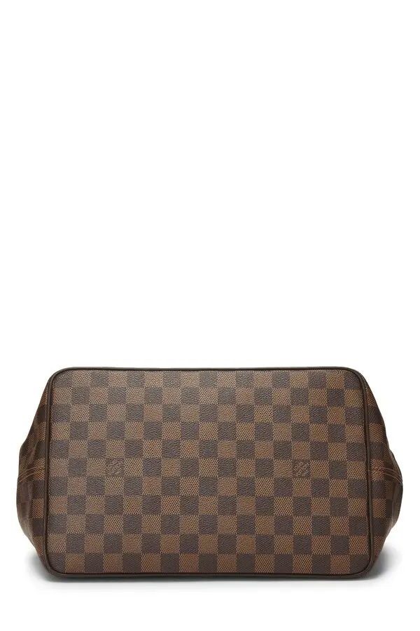 LOUIS VUITTON Damier Ebene Bergamo Bag - Brown