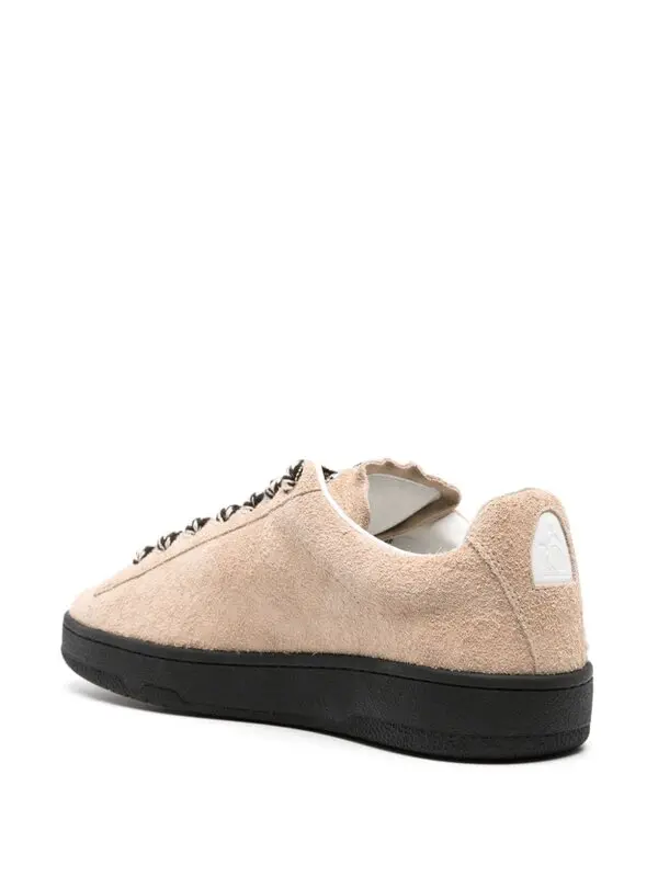 LANVIN Lite Curb Suede Sneakers