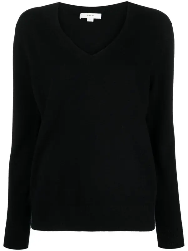 Vince Weekend Cashmere Jumper - Black