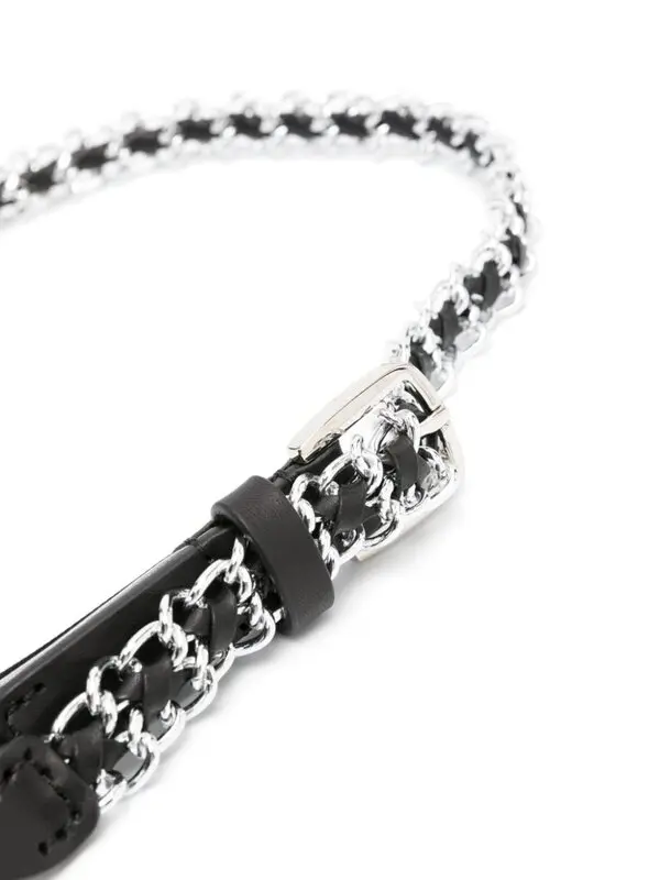 Ba&sh Brooke Chain-link Belt - Black