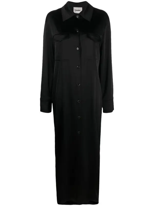 Nanushka Joann Satin Shirtdress