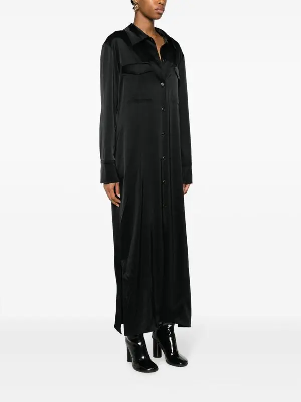 Nanushka Joann Satin Shirtdress