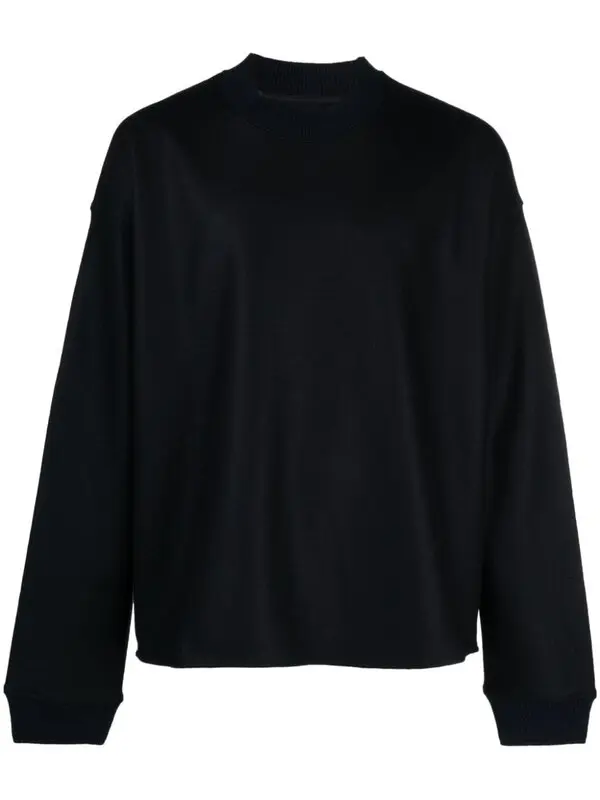 JIL SANDER Crew-neck Felted-wool Jumper