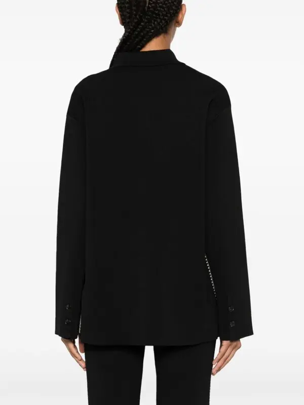 Nanushka Silvia Crochet-trim Shirt